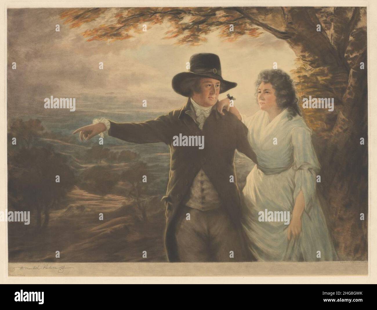 Sir John and Lady Clark 1923 Stock Photo - Alamy