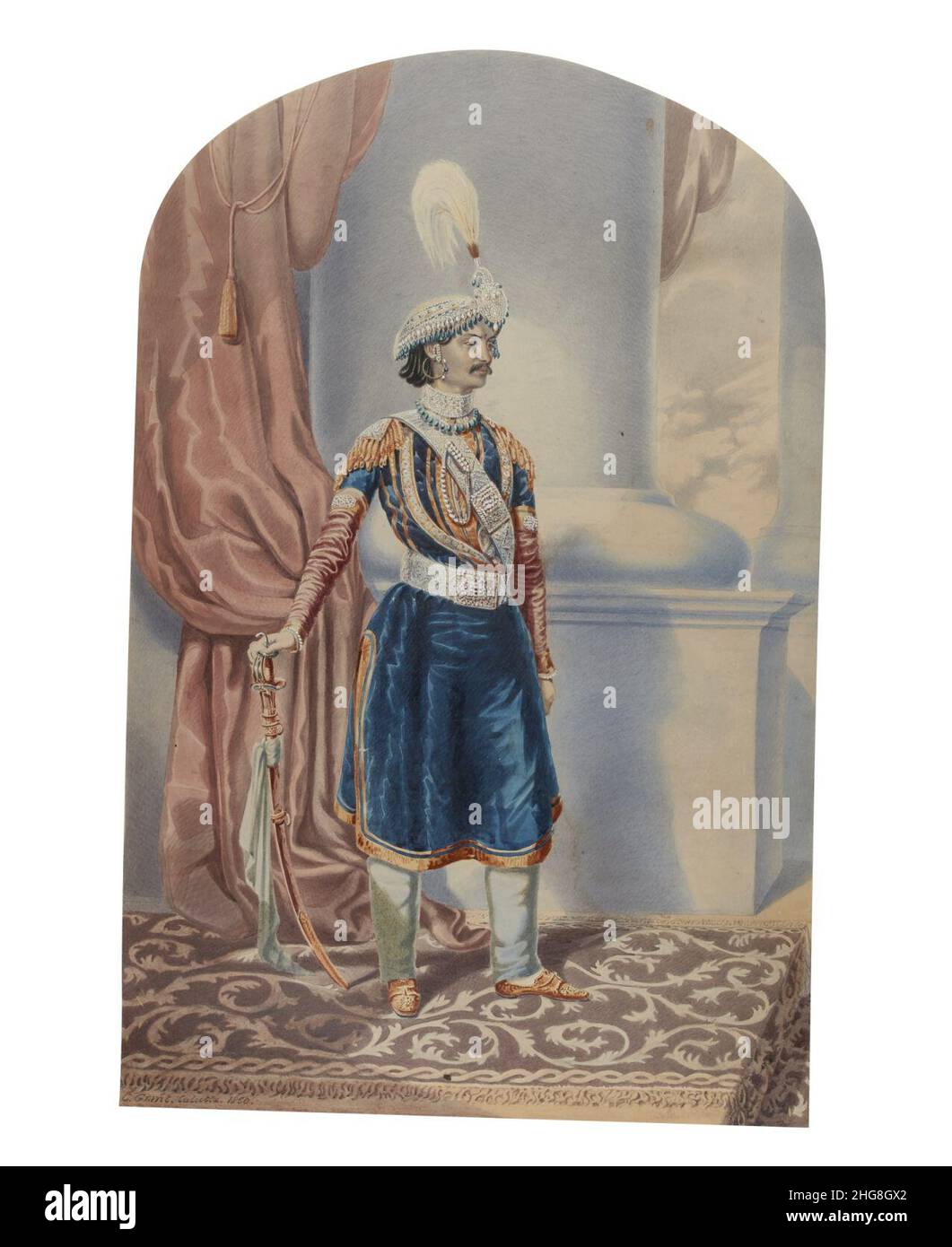 Sir Jang Bahadur Kunwar Rana (1850 Stock Photo - Alamy
