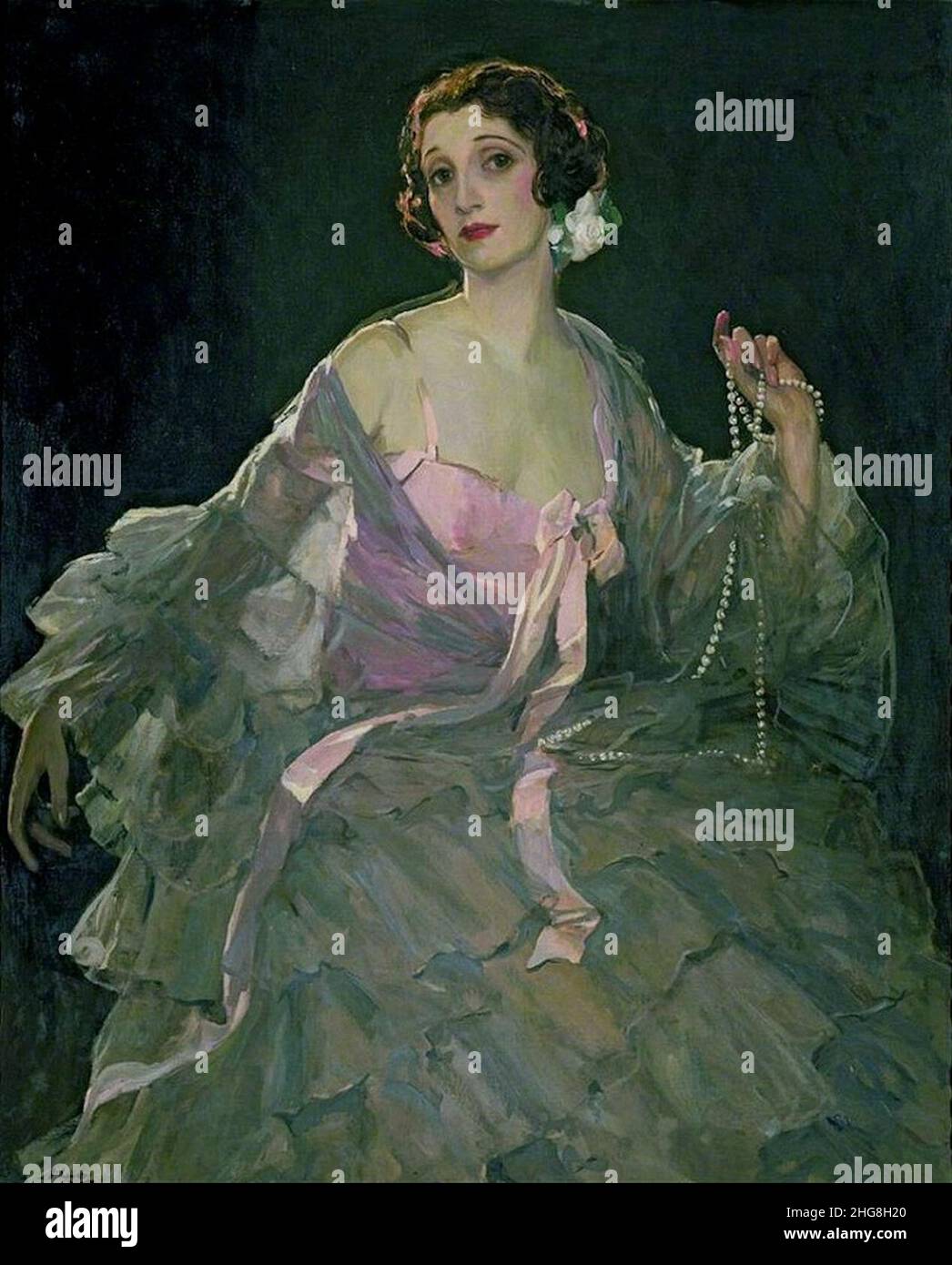 Sir John Lavery - Lady Hazel Lavery, 1922 Stock Photo - Alamy