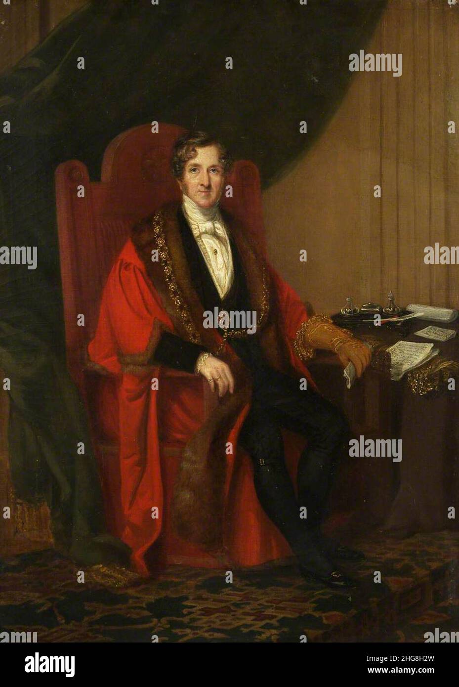 Sir John Kerle Haberfield by Henry Spurrier Parkman Stock Photo - Alamy