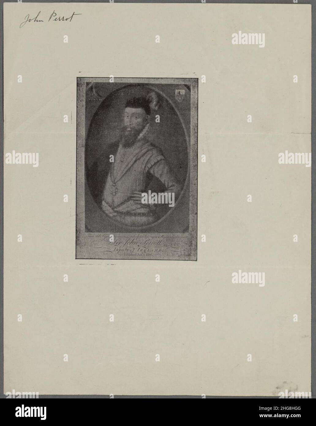 Sir John Perrott Deputy of Ireland 1584 (5292136 Stock Photo - Alamy