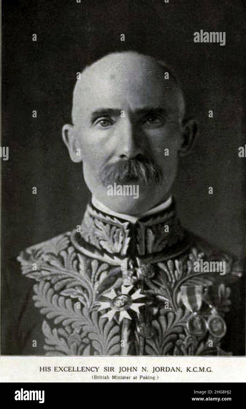 Sir John Newell Jordan Stock Photo - Alamy