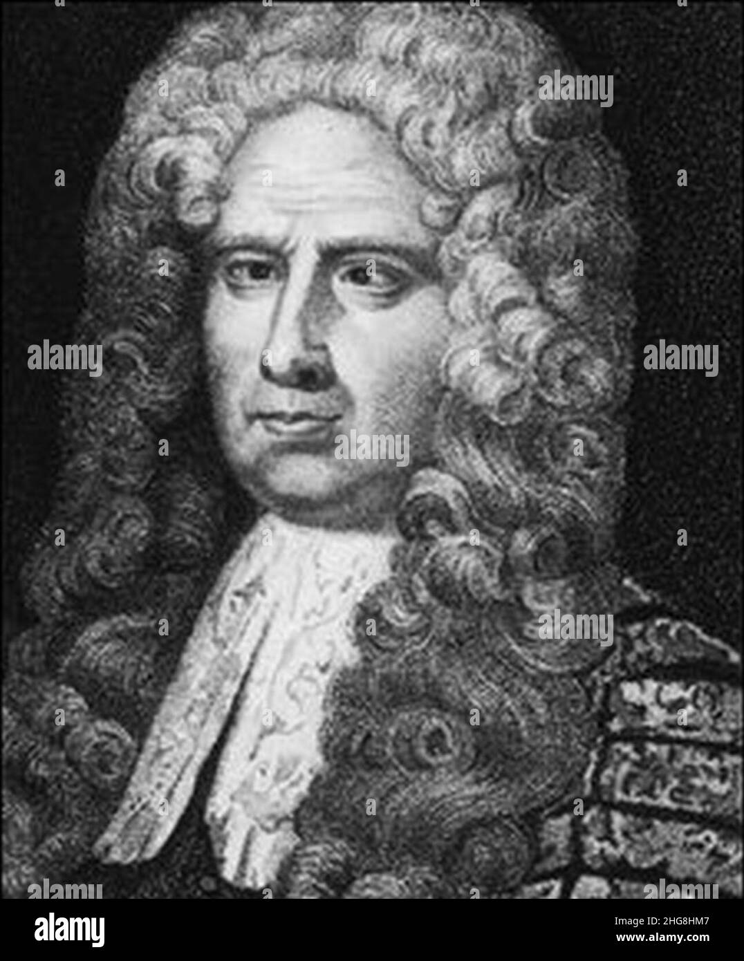 Sir John Trevor - detail Stock Photo - Alamy