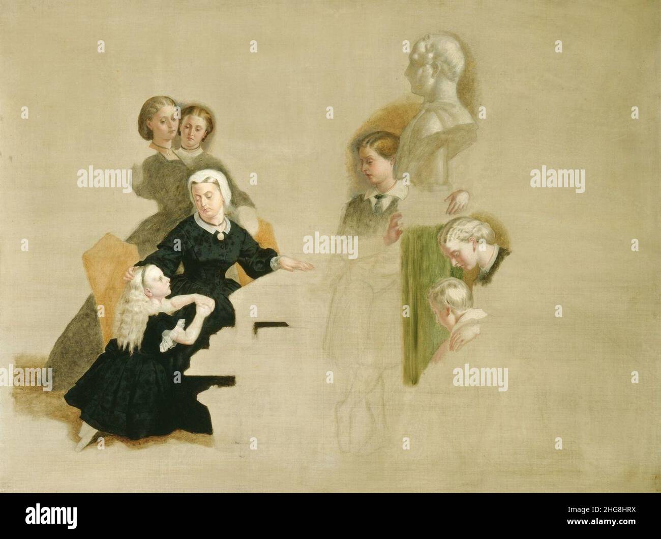 Sir Joseph Noël Paton (1821-1901) - In Memoriam Stock Photo - Alamy