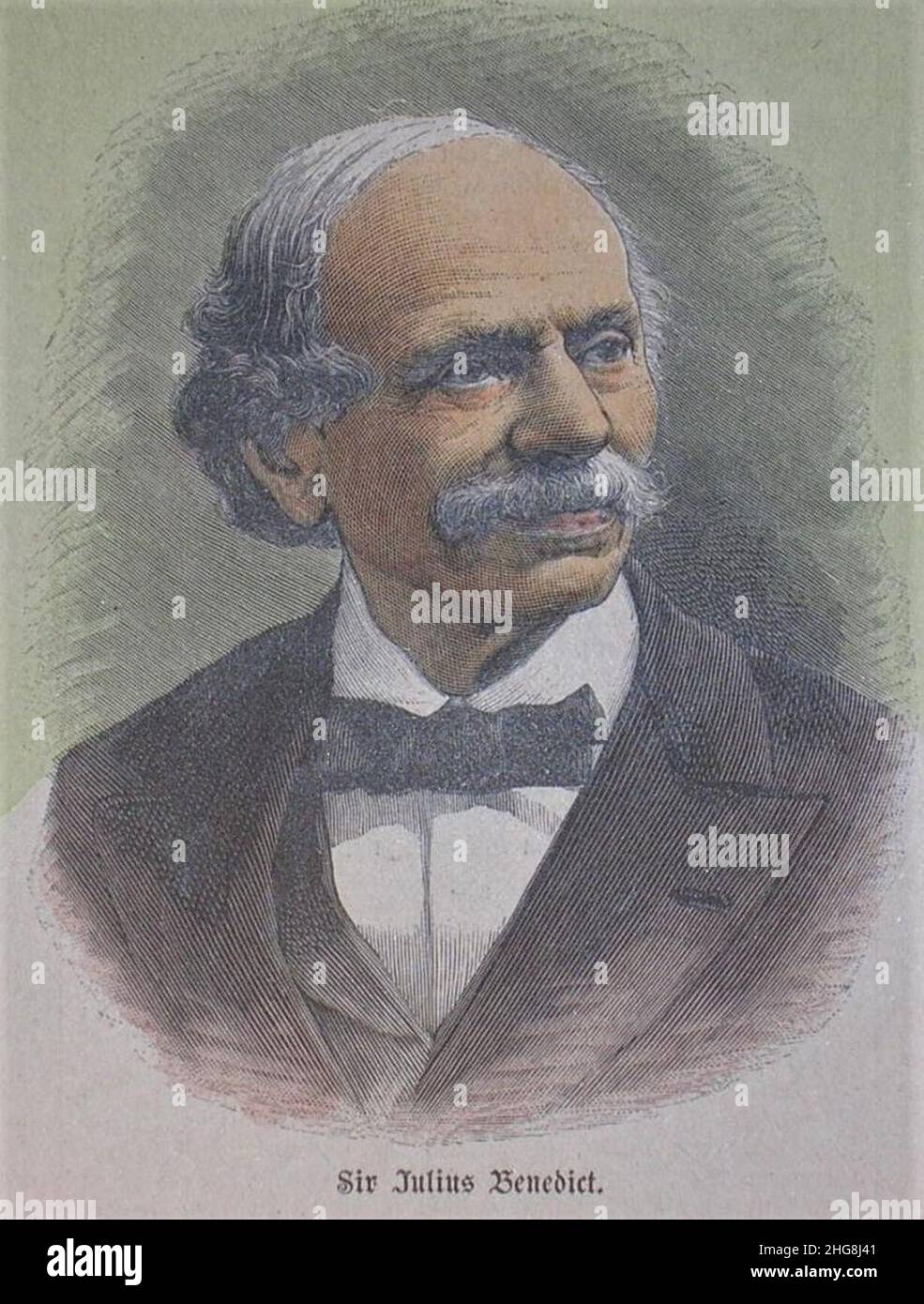 Sir Julius Benedict 1884 Stock Photo - Alamy