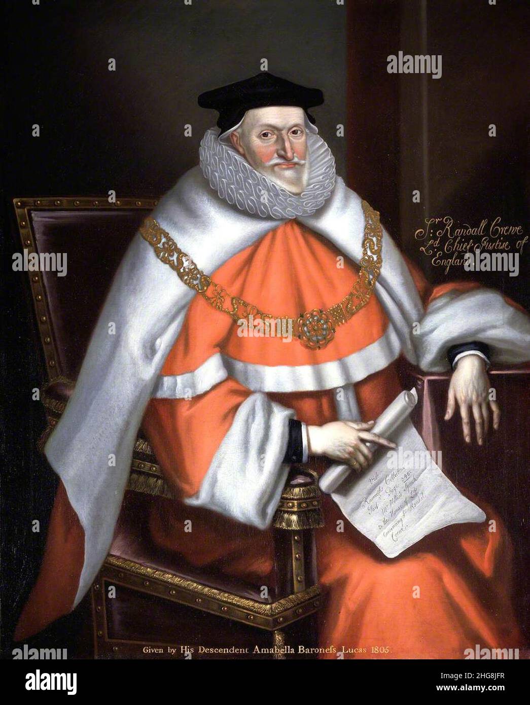 Sir Randall Crewe LCJ Stock Photo - Alamy