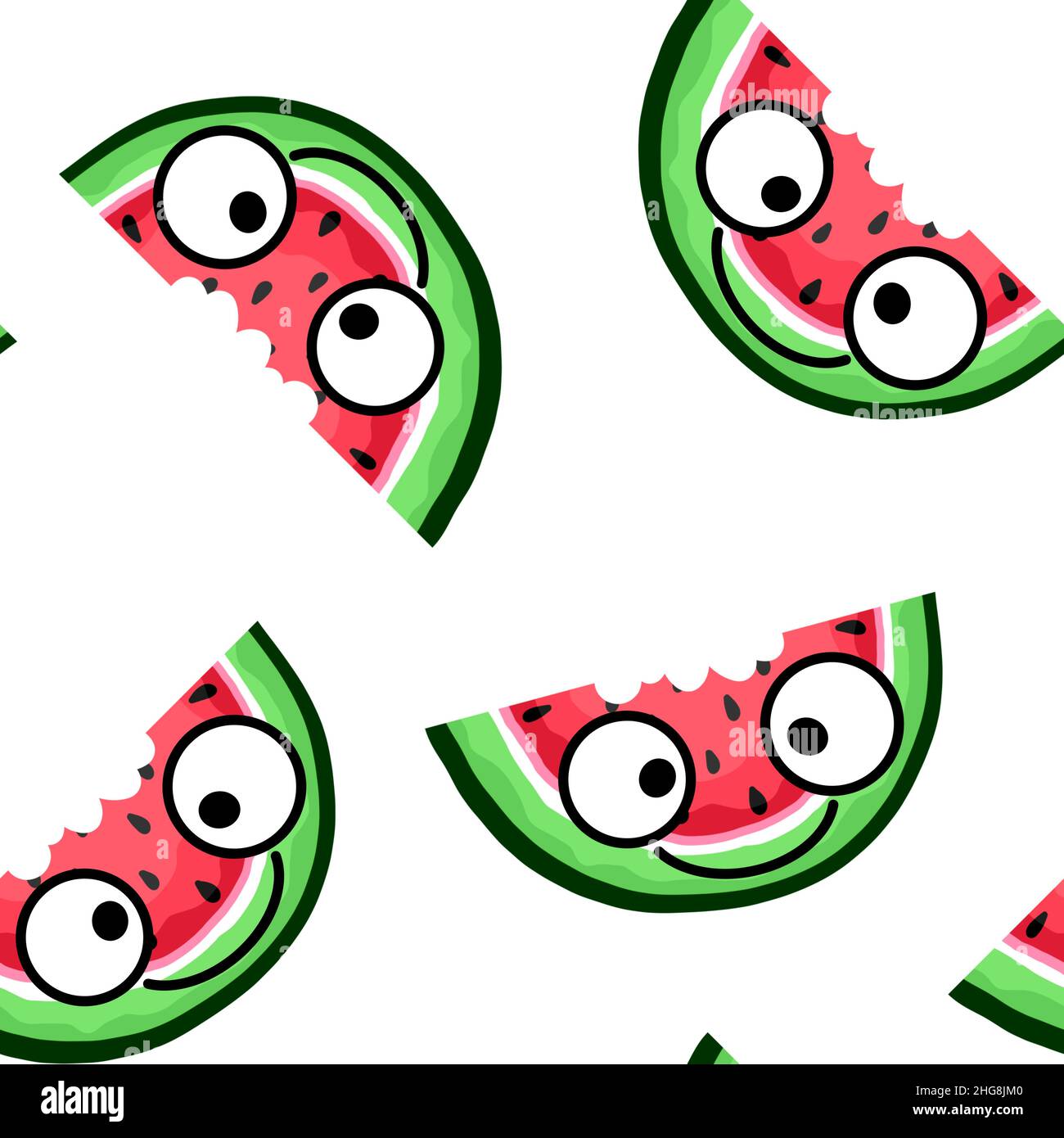 Summer seamless watermelon pattern for fabrics and textiles and ...