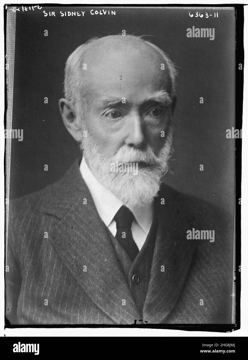 Sir Sidney Colvin Stock Photo - Alamy
