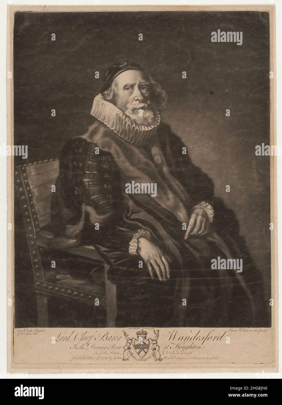Sir Rowland Wandesford Stock Photo - Alamy