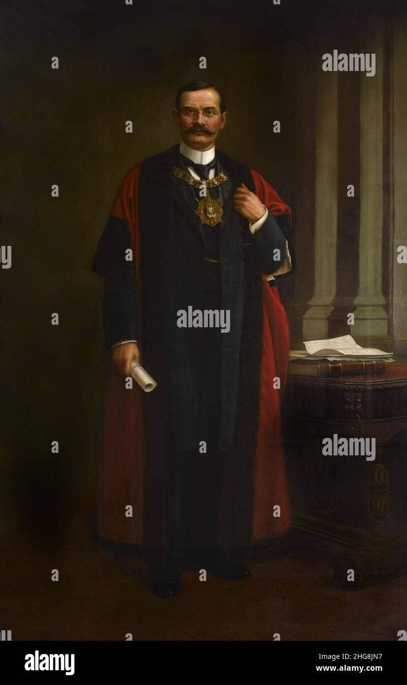 Sir Robert McConnell Lord Mayor of Belfast Stock Photo - Alamy
