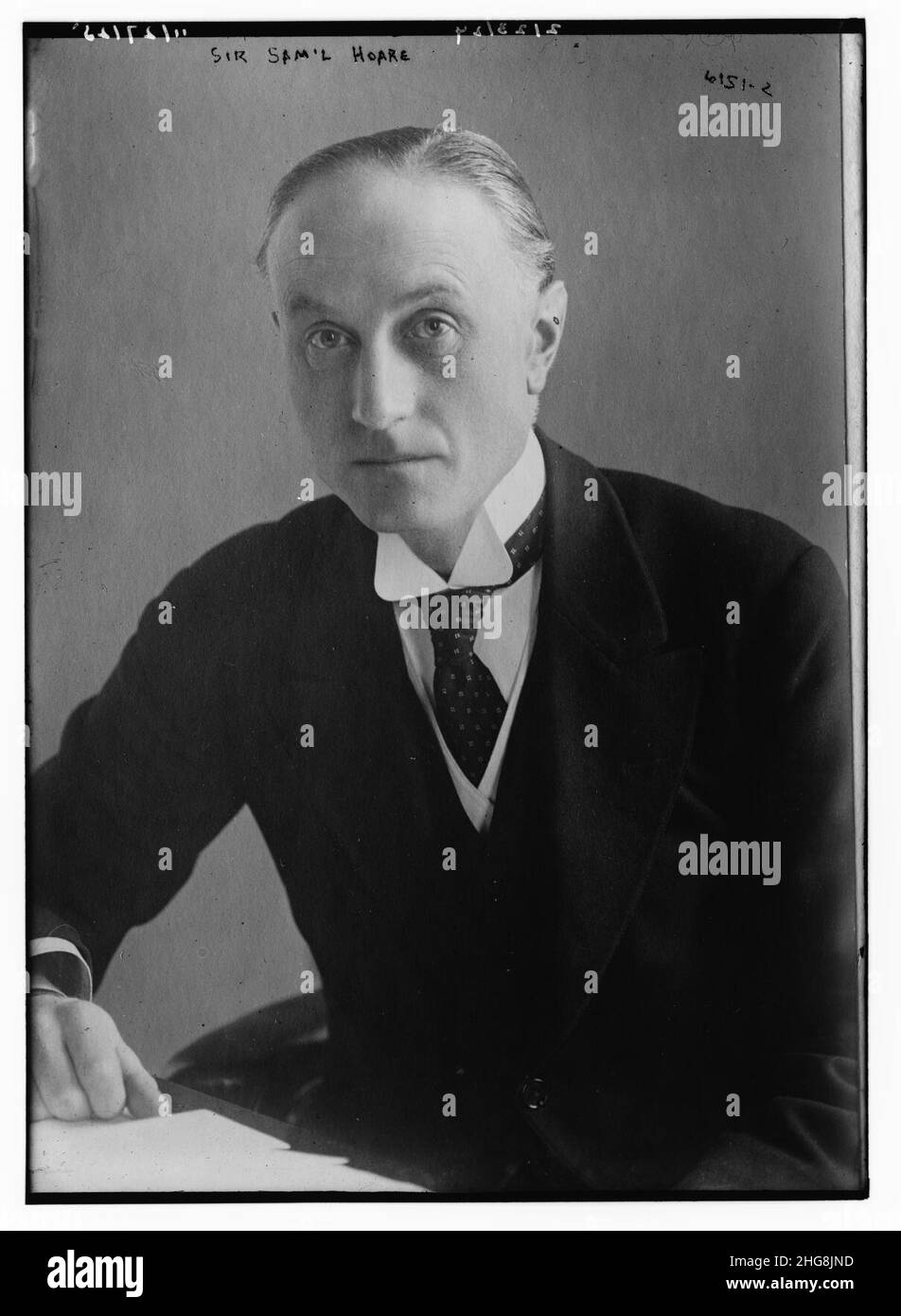 Sir Sam'l (Samuel) Hoare Stock Photo - Alamy