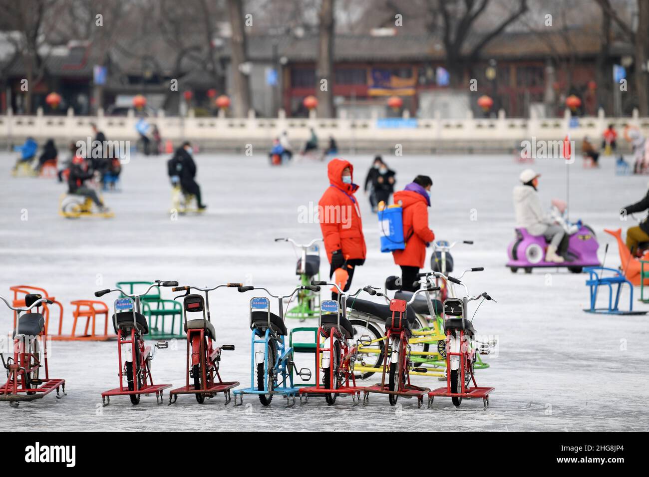 Beijing, Beijing, China. 19th Jan, 2022. On January 19, 2022, citizens ...