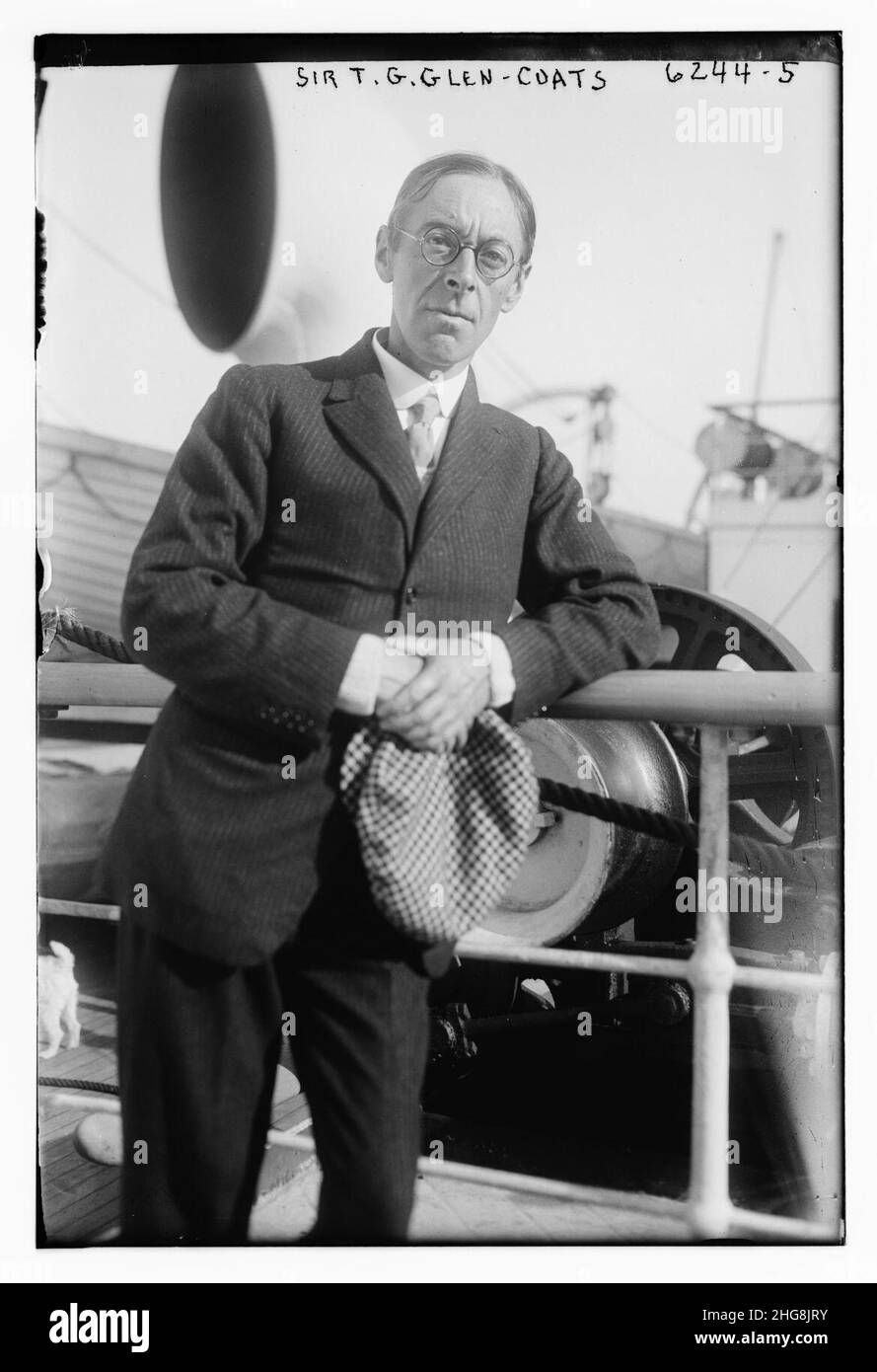 Sir T.G. Glen-Coats Stock Photo - Alamy