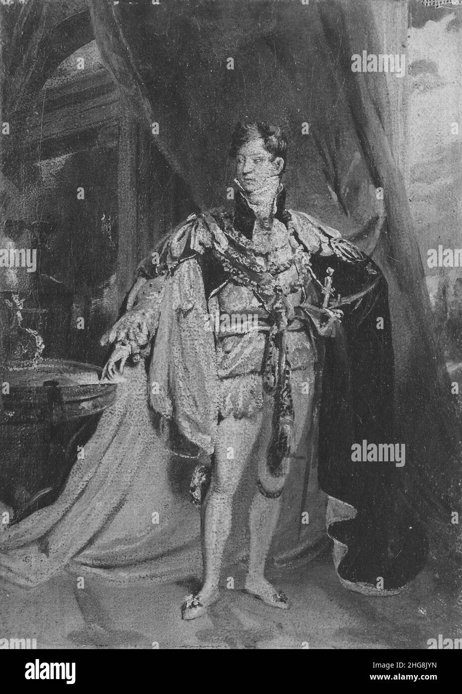 Sir Thomas Lawrence - The Prince Regent, later George IV Stock Photo ...