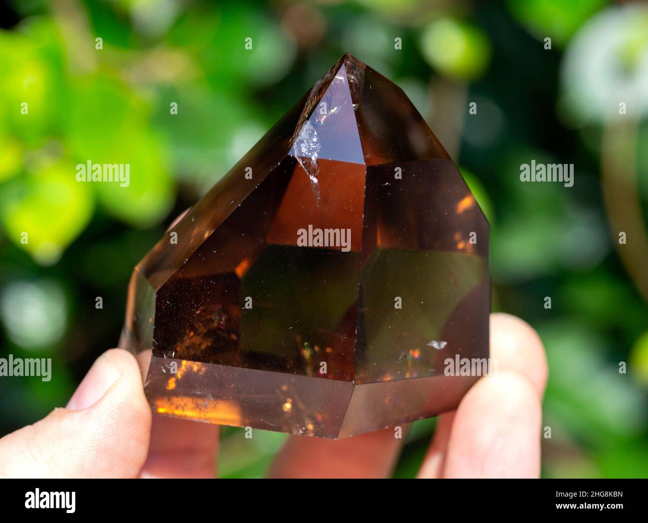smoky, mineral specimen stone rock geology gem crystal Stock Photo - Alamy