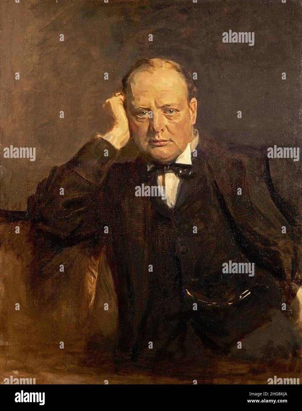 Sir Winston Churchill (statesman Stock Photo - Alamy