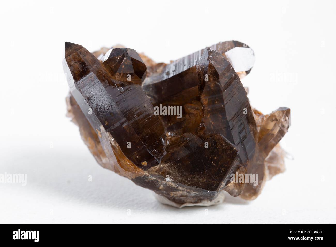 smoky, mineral specimen stone rock geology gem crystal Stock Photo - Alamy
