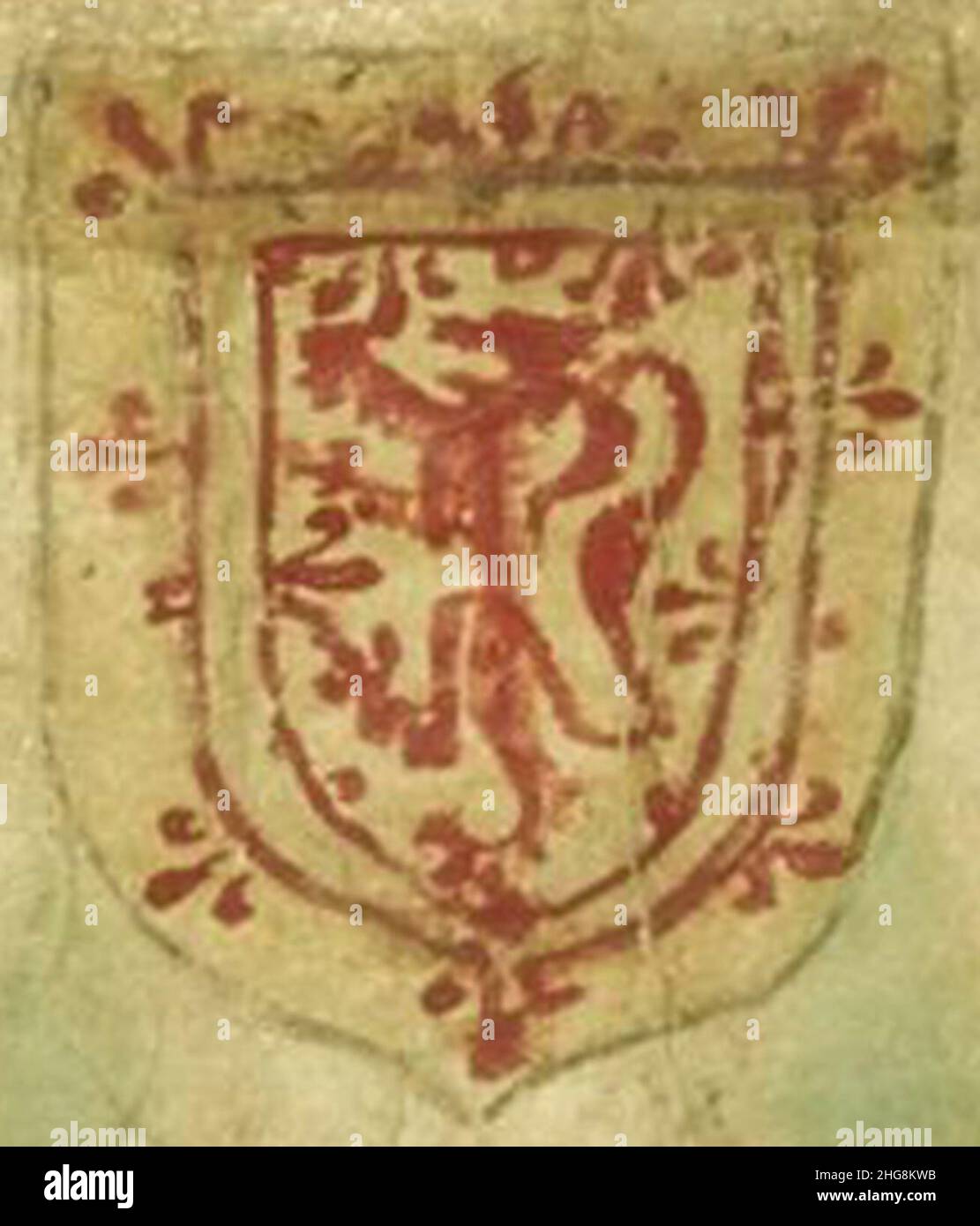 Sire Edward Bailoll Roy descoce, Balliol Roll Stock Photo - Alamy