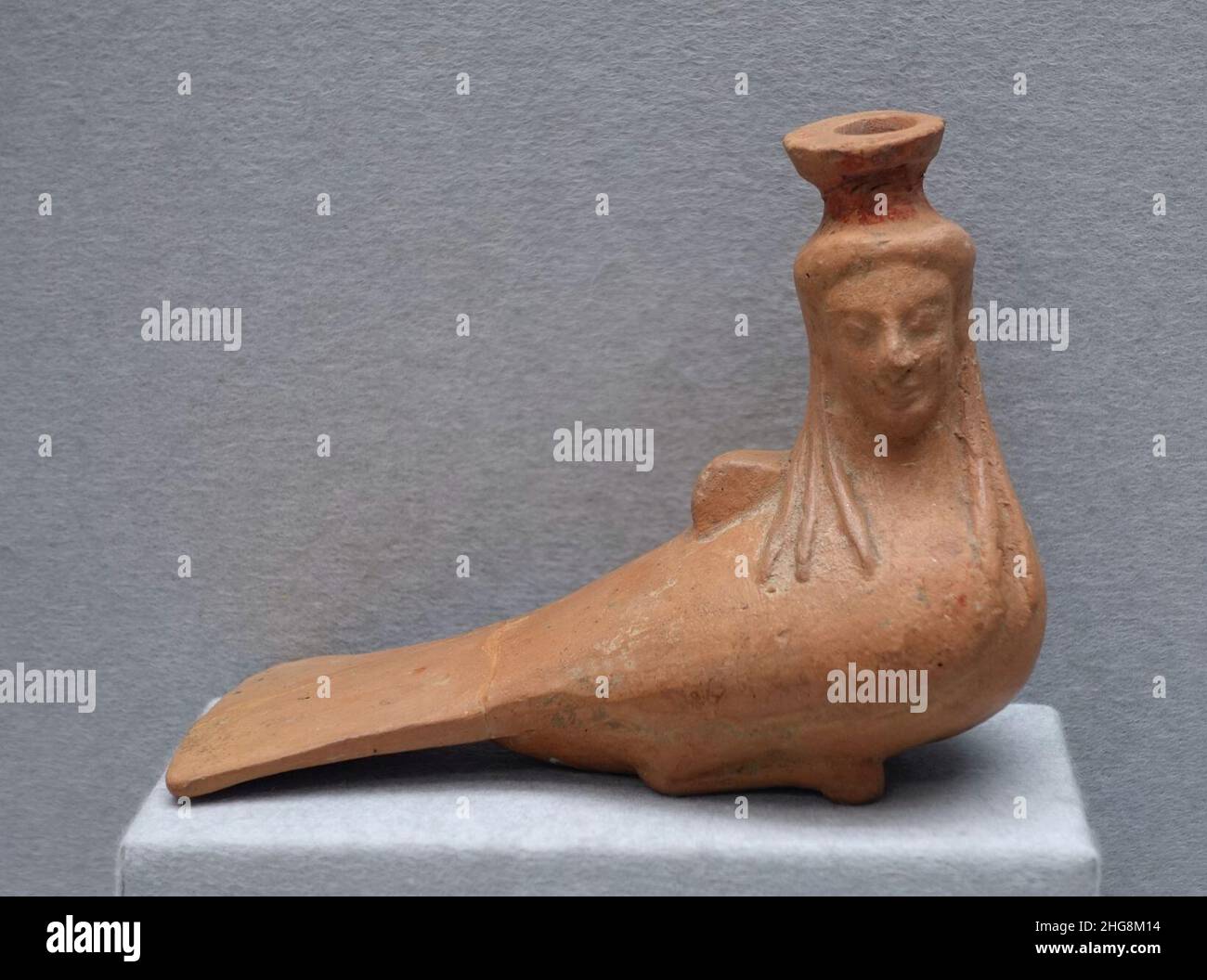 Siren with crown (polos), c. 500 BC Stock Photo - Alamy