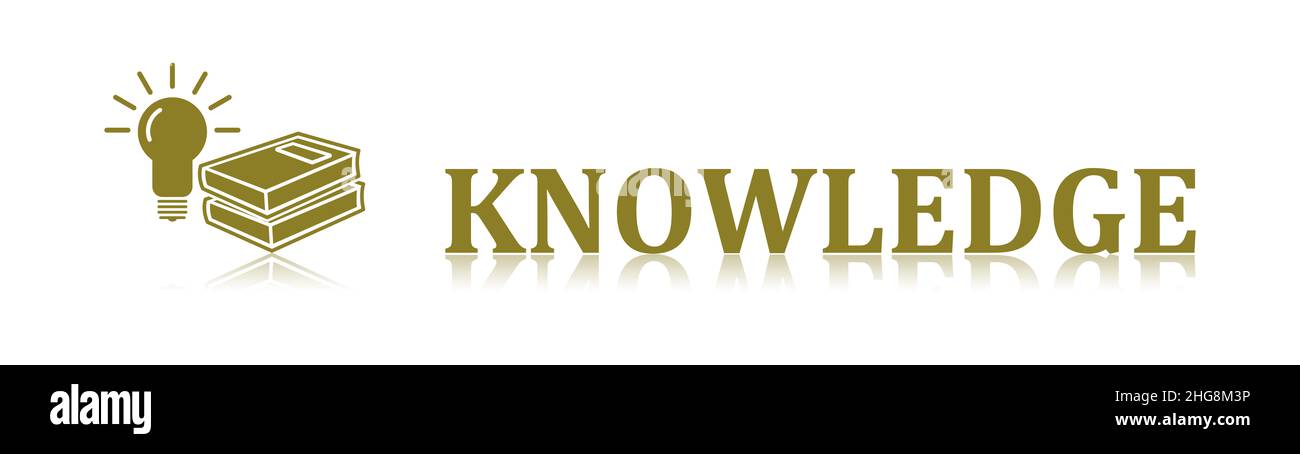 Illustration of a knowledge concept Stock Photo - Alamy