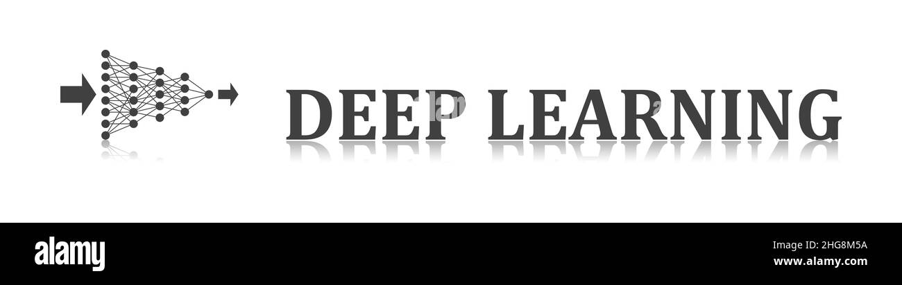 Concept deep machine learning Black and White Stock Photos & Images - Alamy