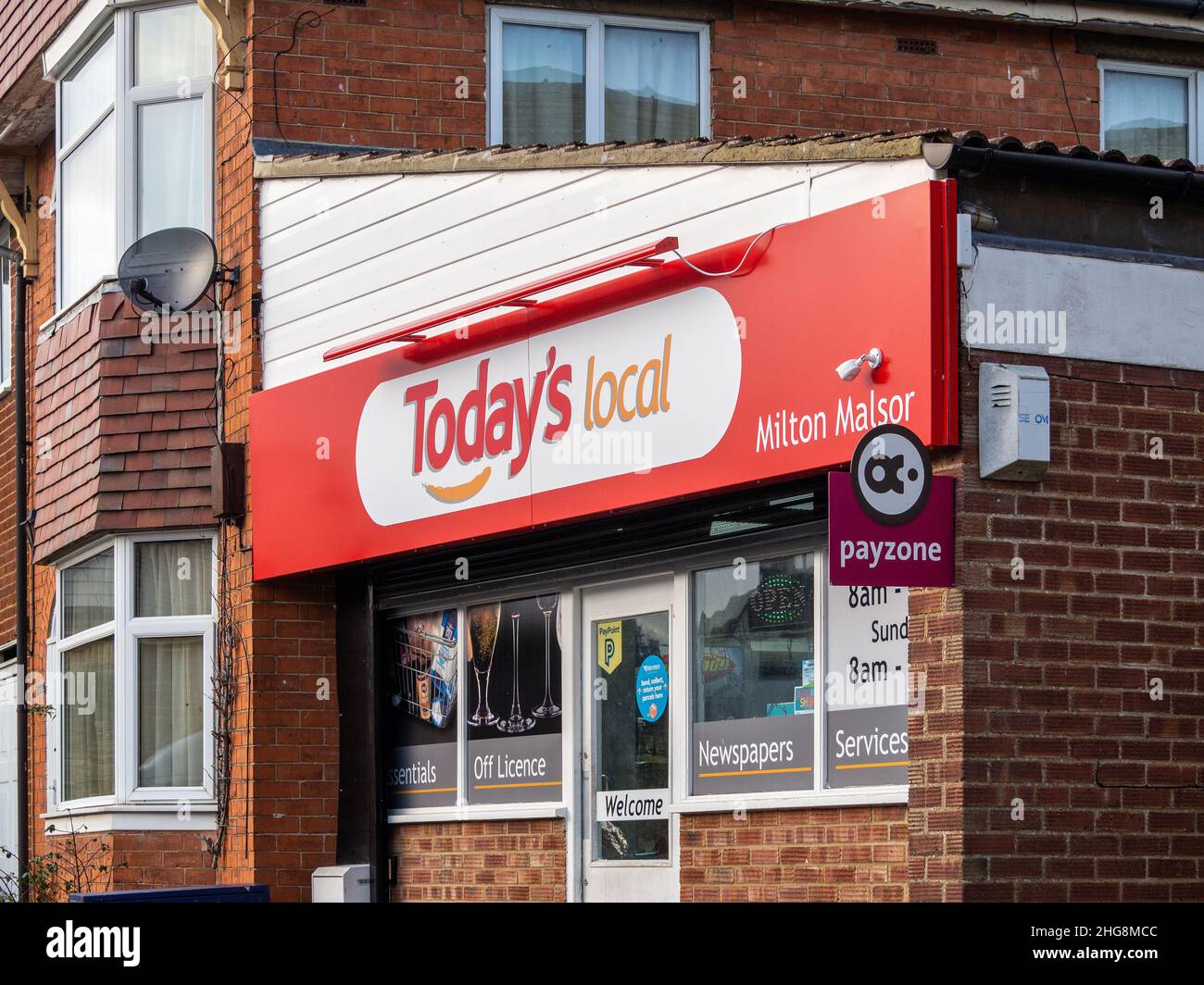 Today's Local, a convenience store in the village of Milton Malsor ...
