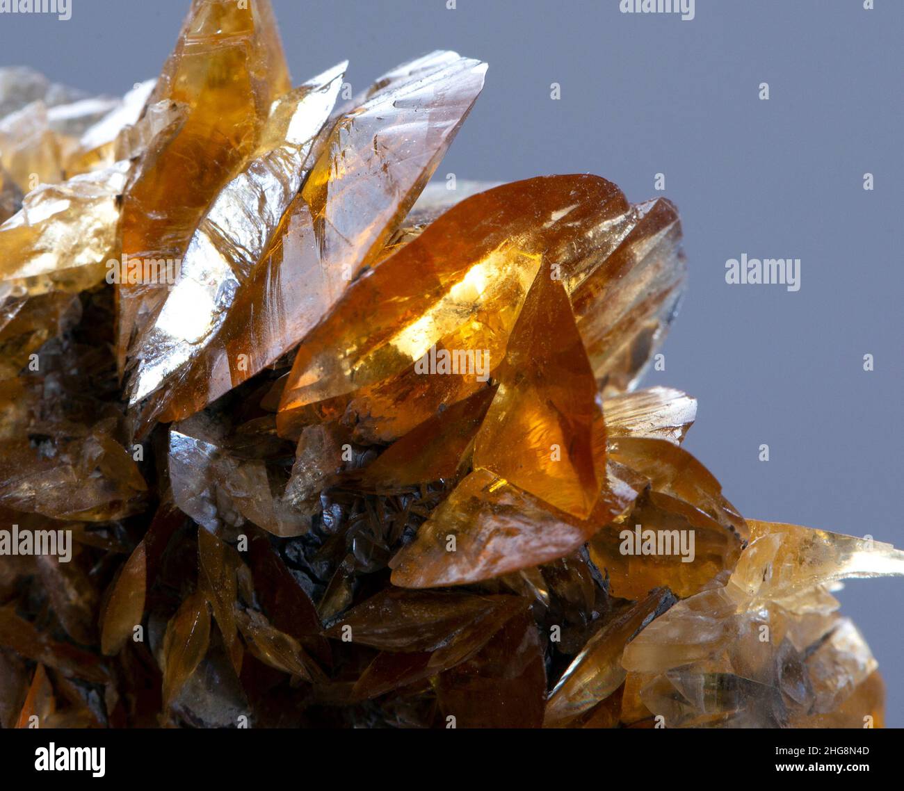 gypsum selenite mineral specimen stone rock geology gem crystal Stock ...