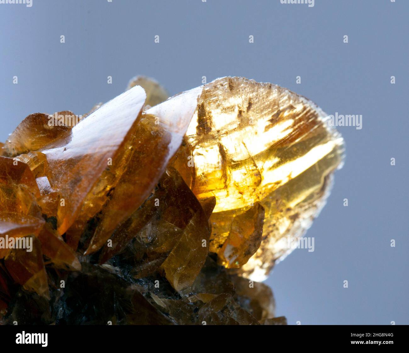 gypsum selenite mineral specimen stone rock geology gem crystal Stock ...