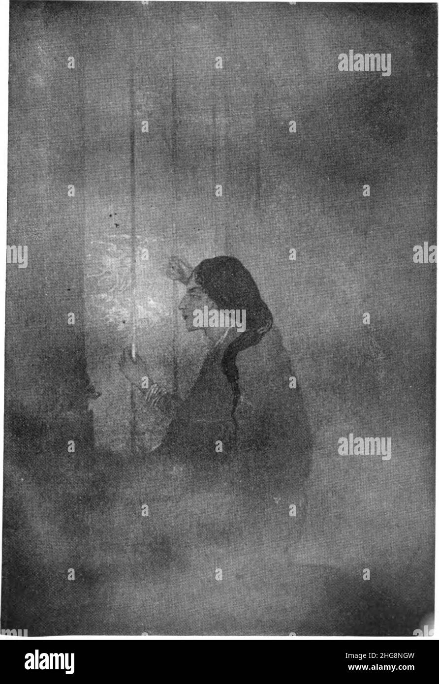 Sita in captivity in Lanka - Abanindranath Tagore Stock Photo - Alamy