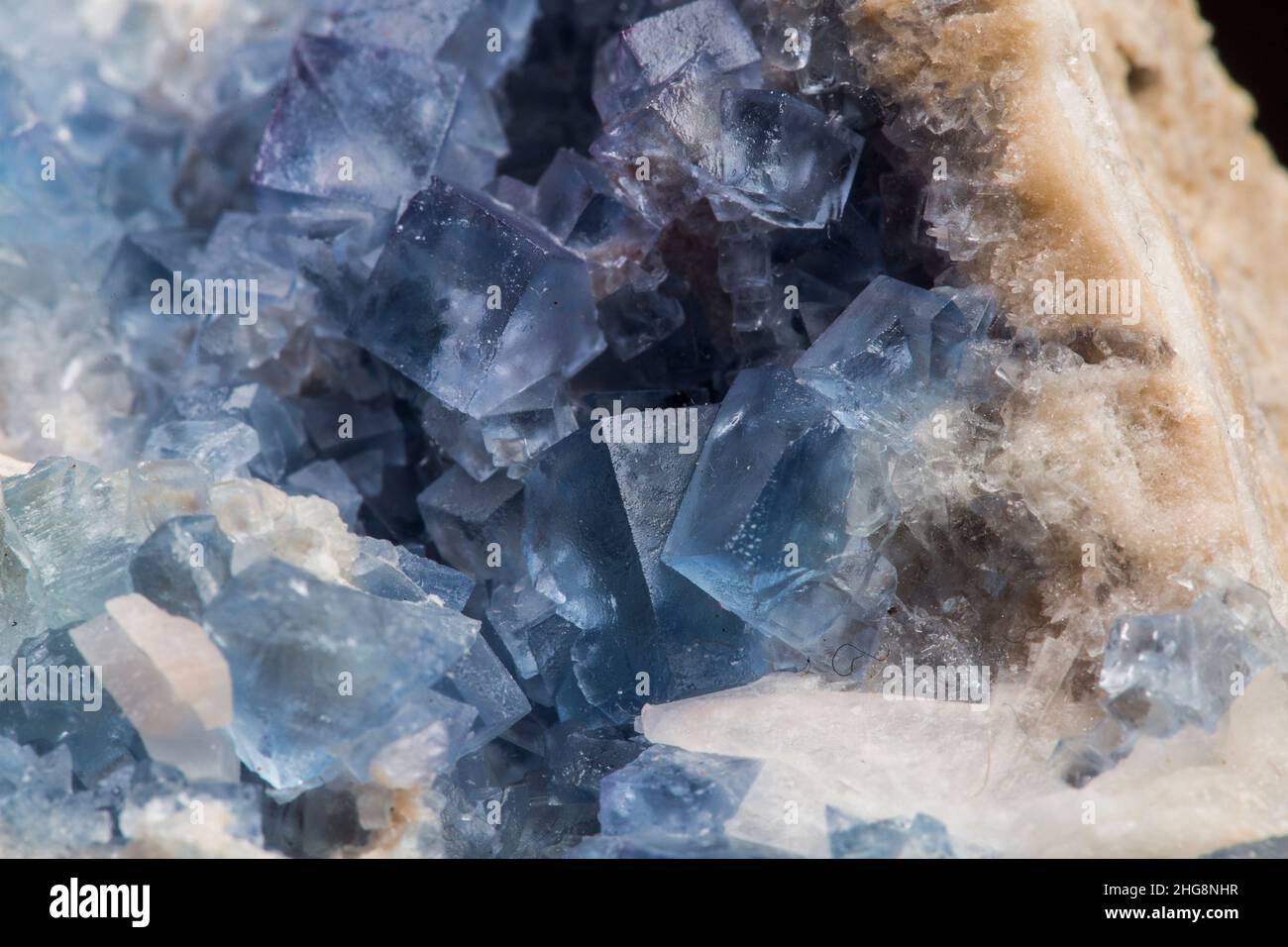 celestite,mineral specimen stone rock geology gem crystal Stock Photo ...