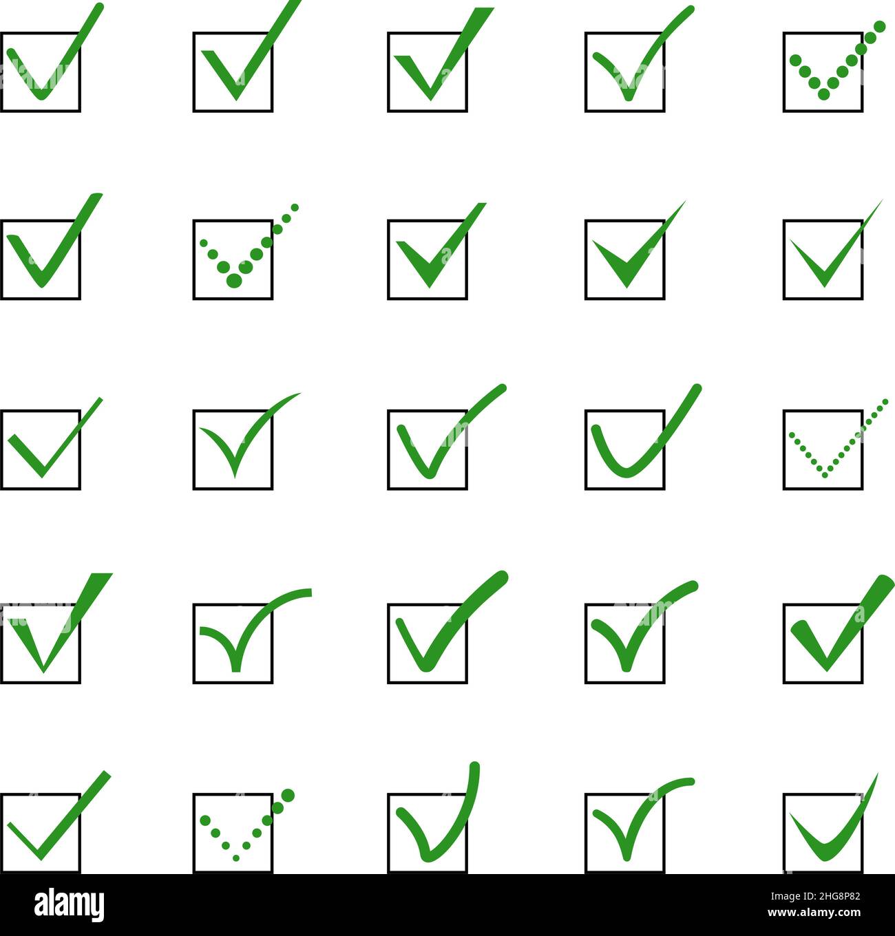 Correct mark vector vectors hi-res stock photography and images - Alamy