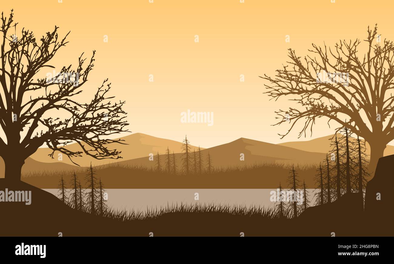 Landscape surroundings Stock Vector Images - Alamy