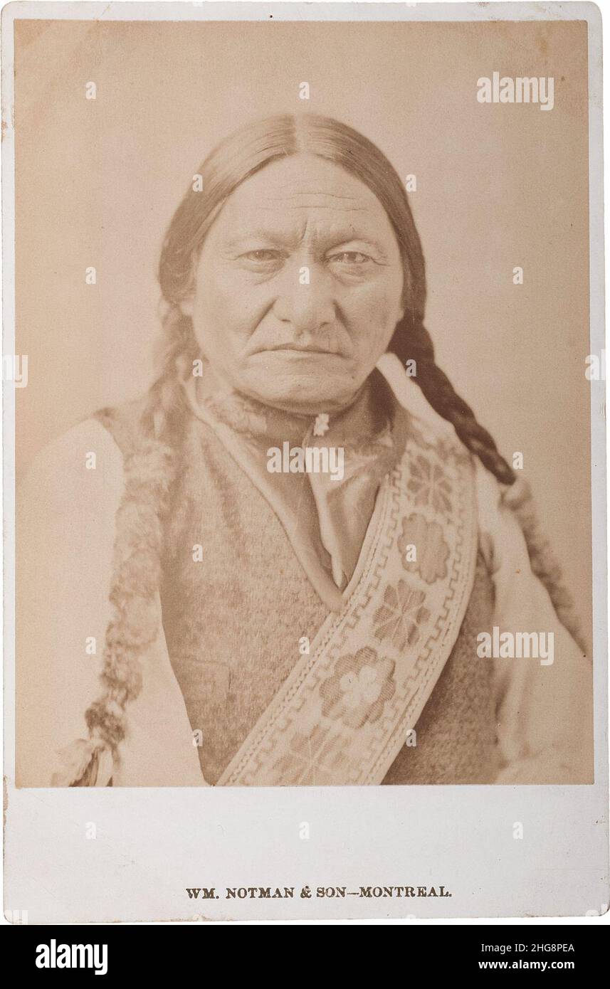 Sitting Bull by William Notman Stock Photo - Alamy