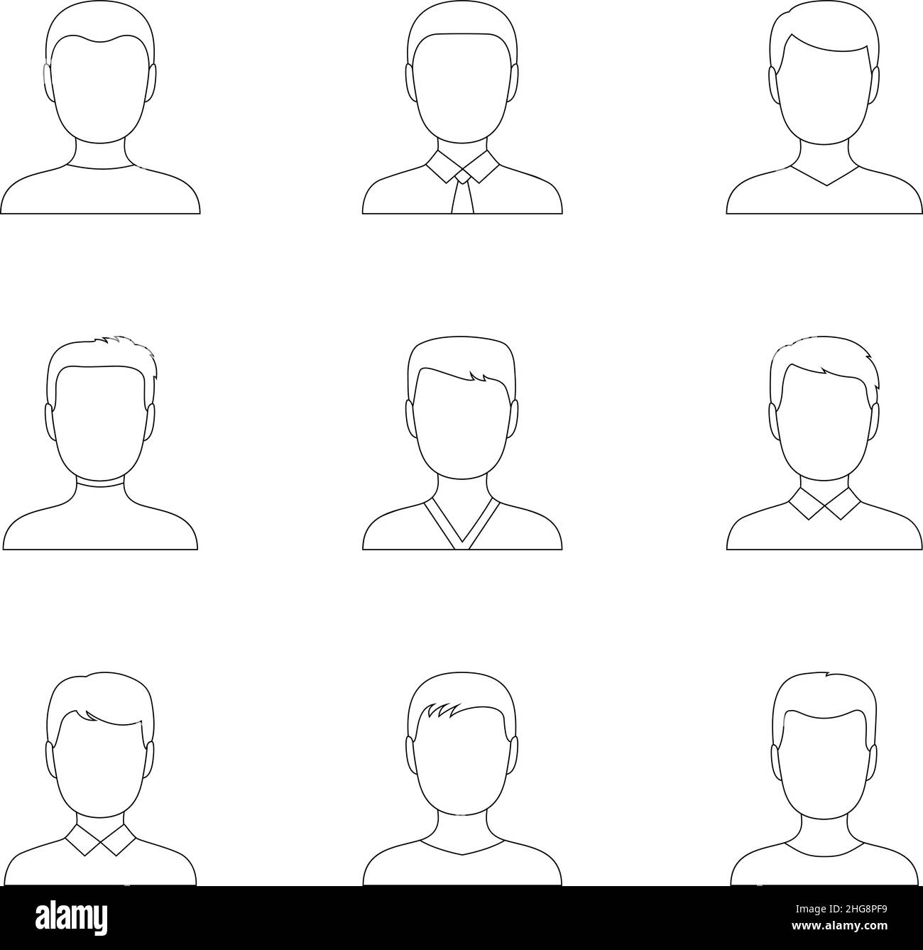 Man Portrait Vector Vectors High Resolution Stock Photography and ...