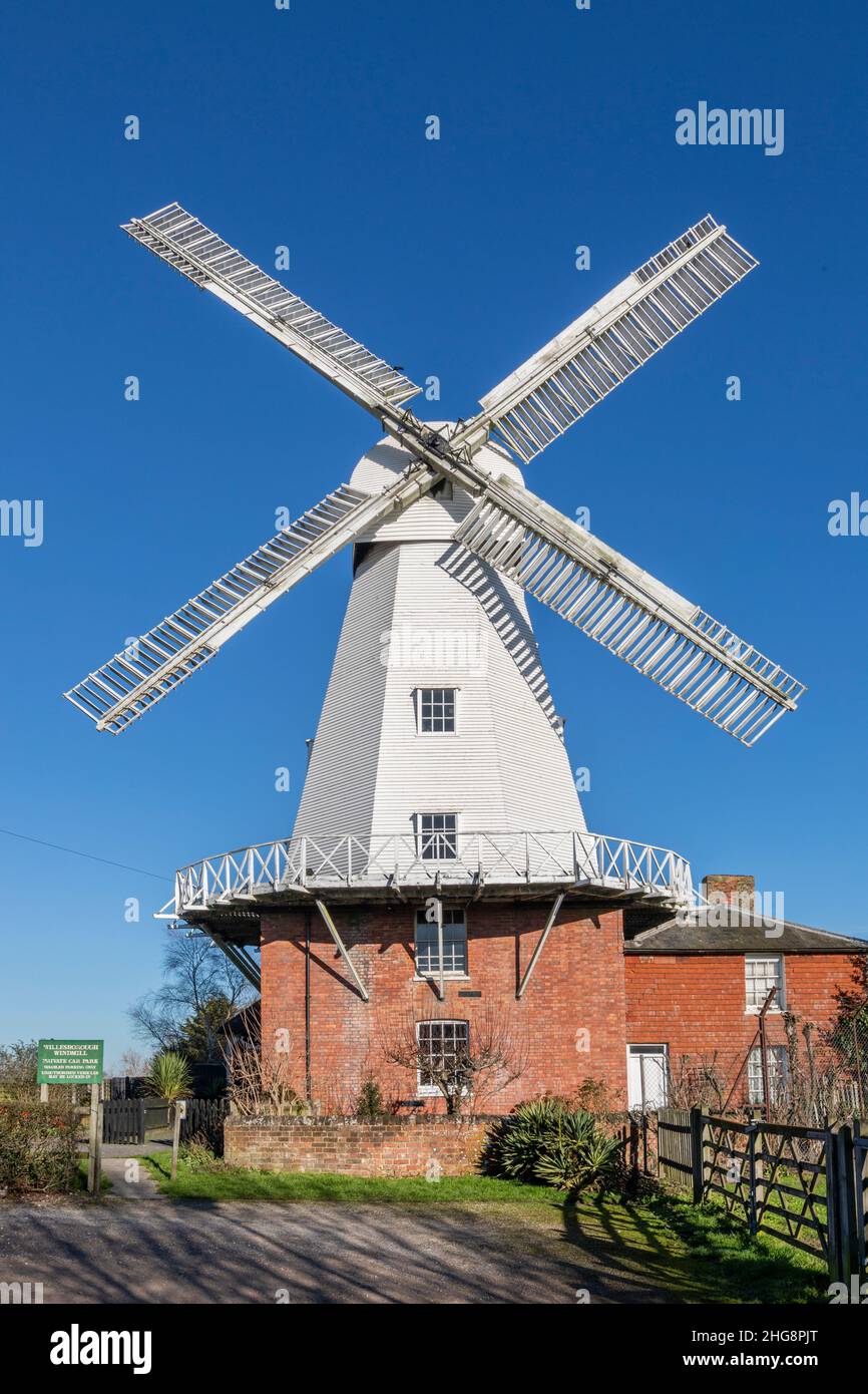 Willesborough windmill in Ashford, Kent Stock Photo - Alamy