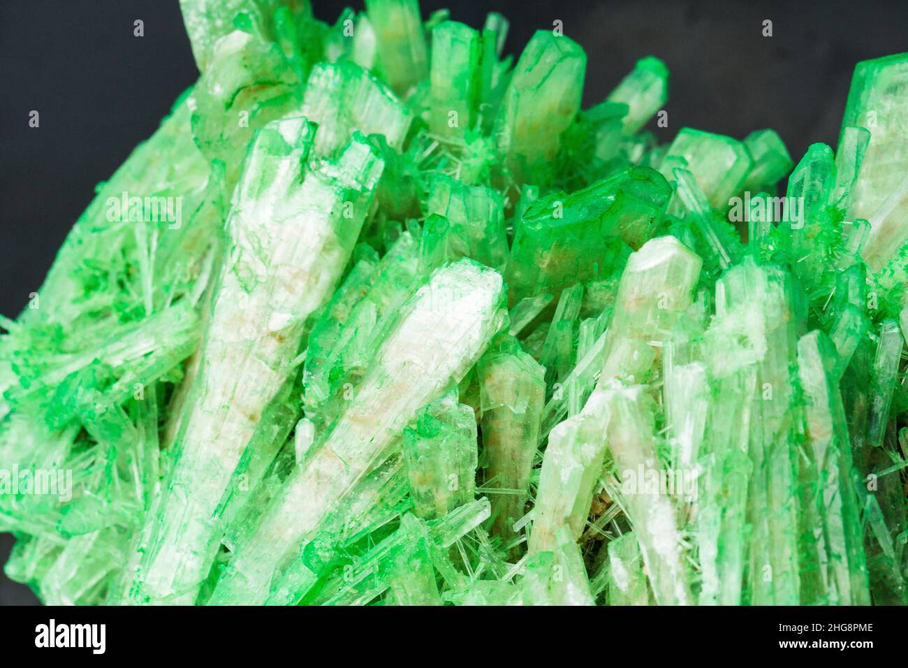 gypsum selenite mineral specimen stone rock geology gem crystal Stock ...