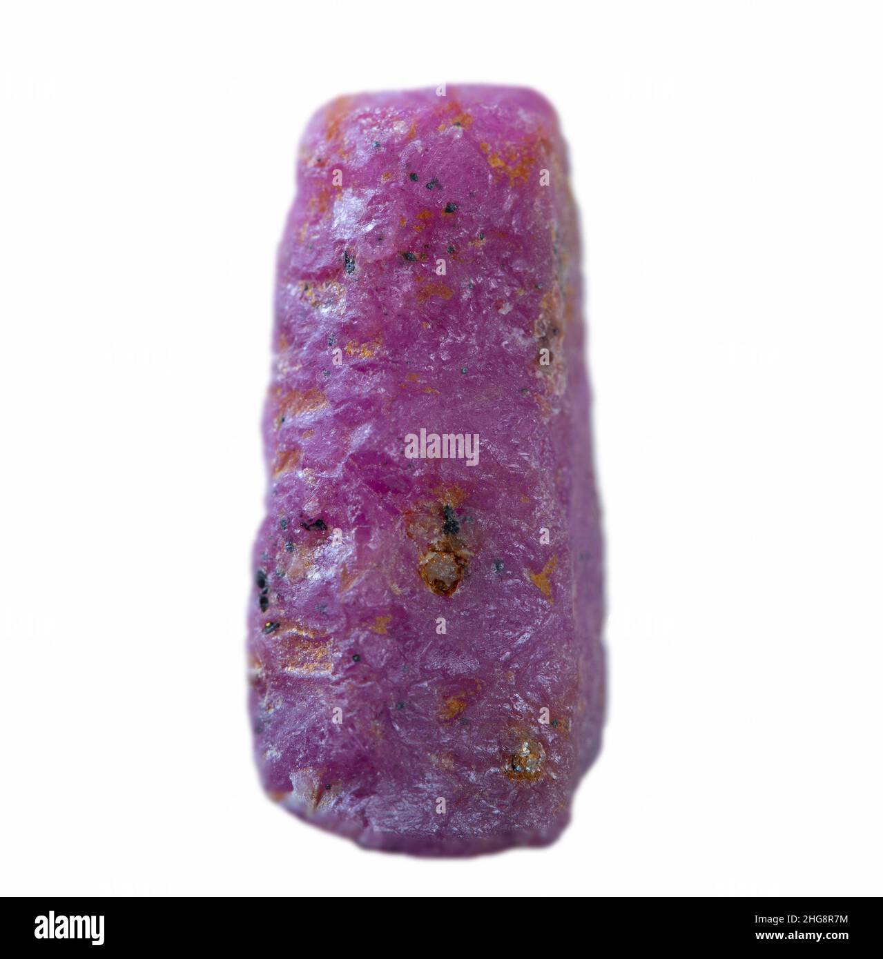 ruby mineral specimen stone rock geology gem crystal Stock Photo - Alamy