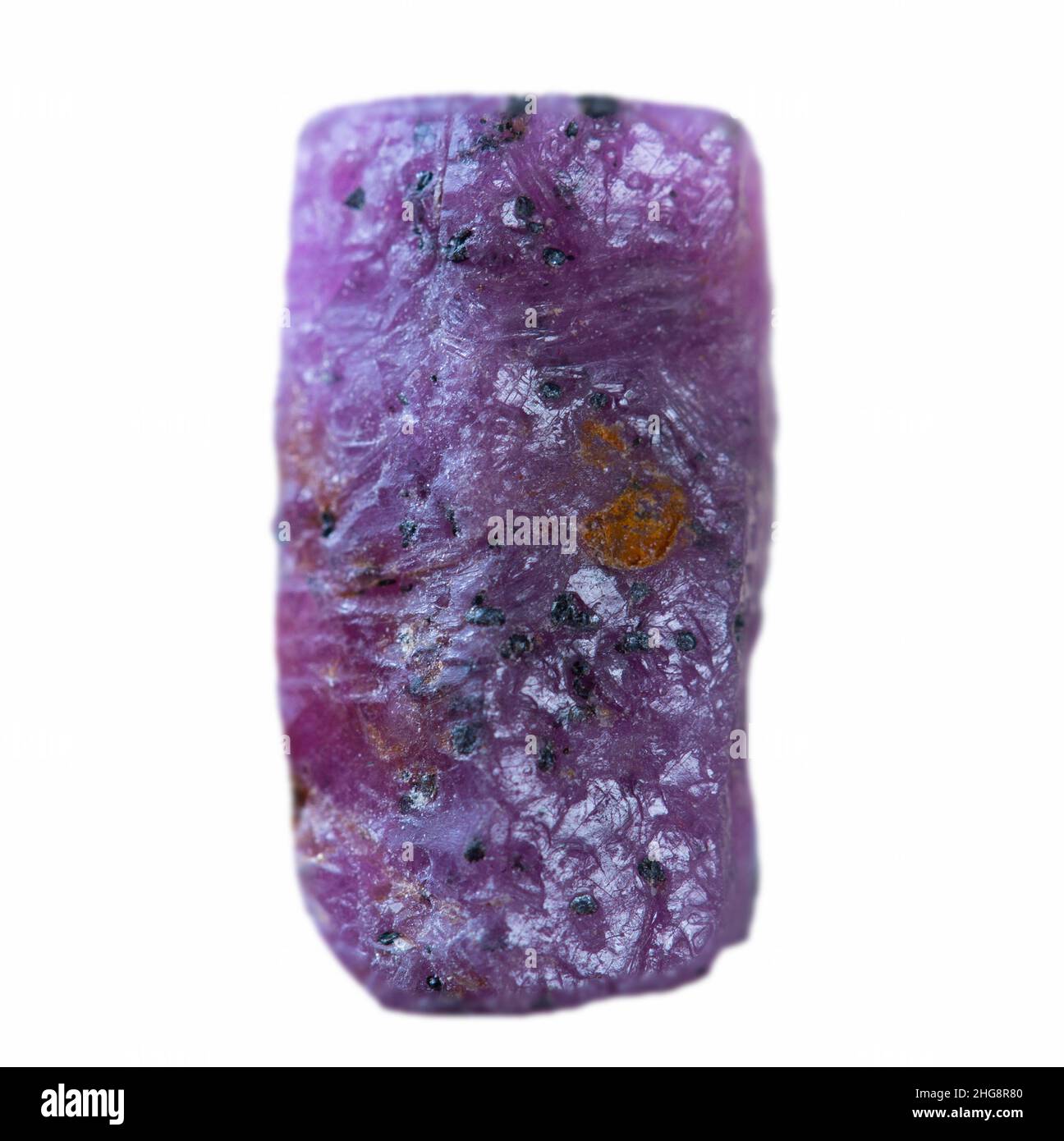 ruby mineral specimen stone rock geology gem crystal Stock Photo - Alamy