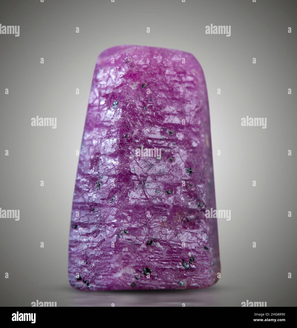 ruby mineral specimen stone rock geology gem crystal Stock Photo - Alamy