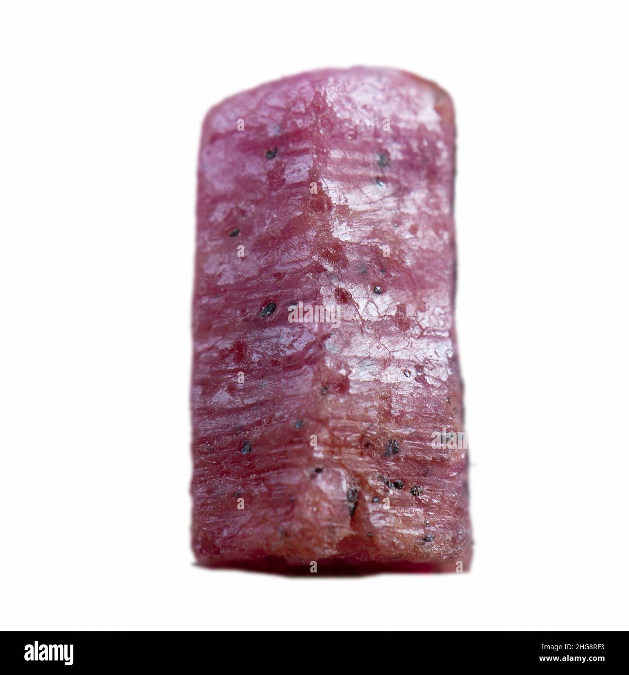 ruby mineral specimen stone rock geology gem crystal Stock Photo - Alamy