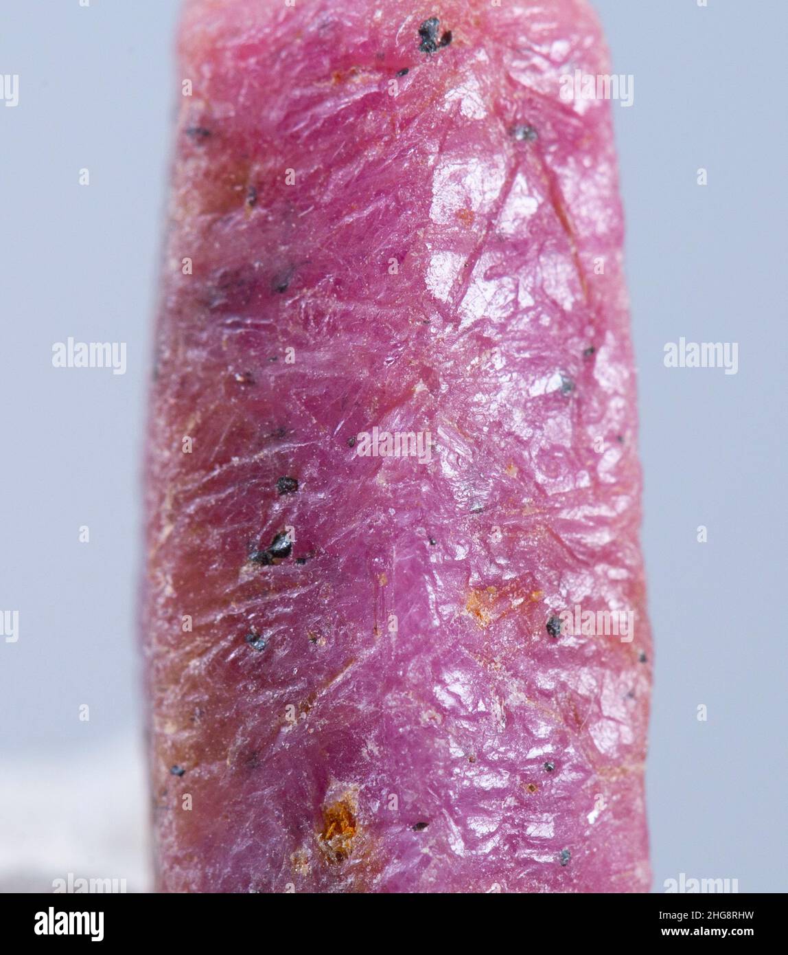 ruby mineral specimen stone rock geology gem crystal Stock Photo - Alamy