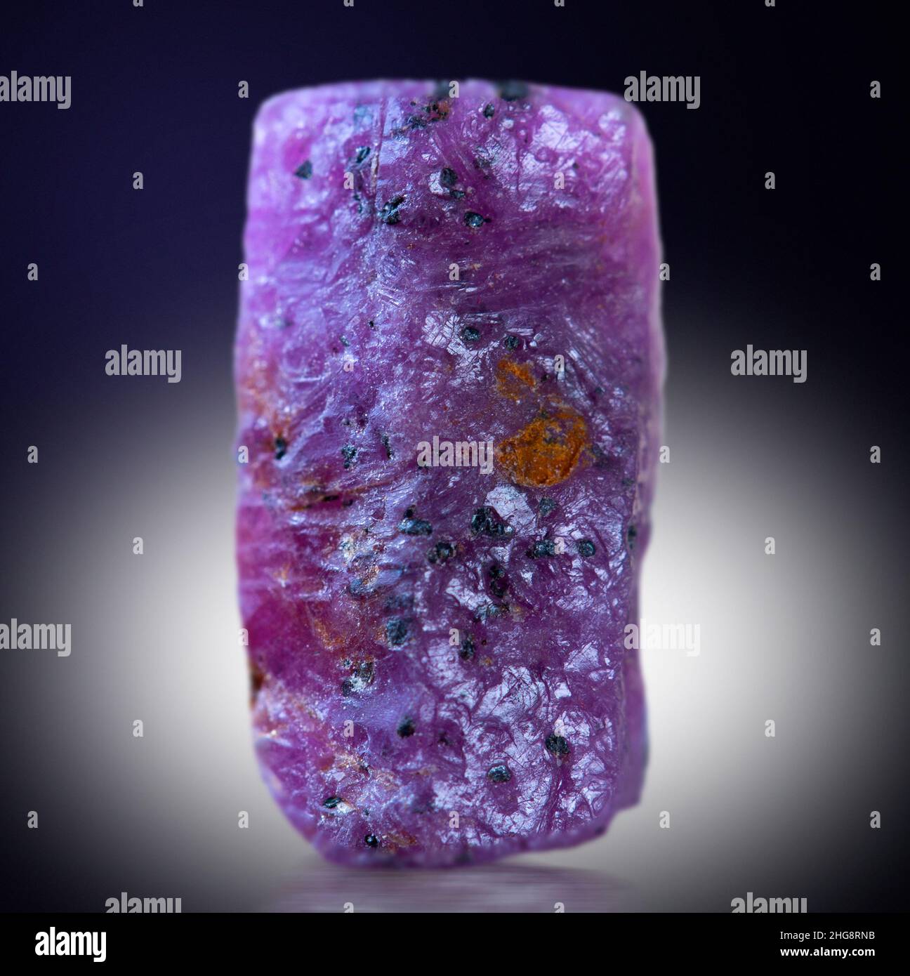 ruby mineral specimen stone rock geology gem crystal Stock Photo - Alamy