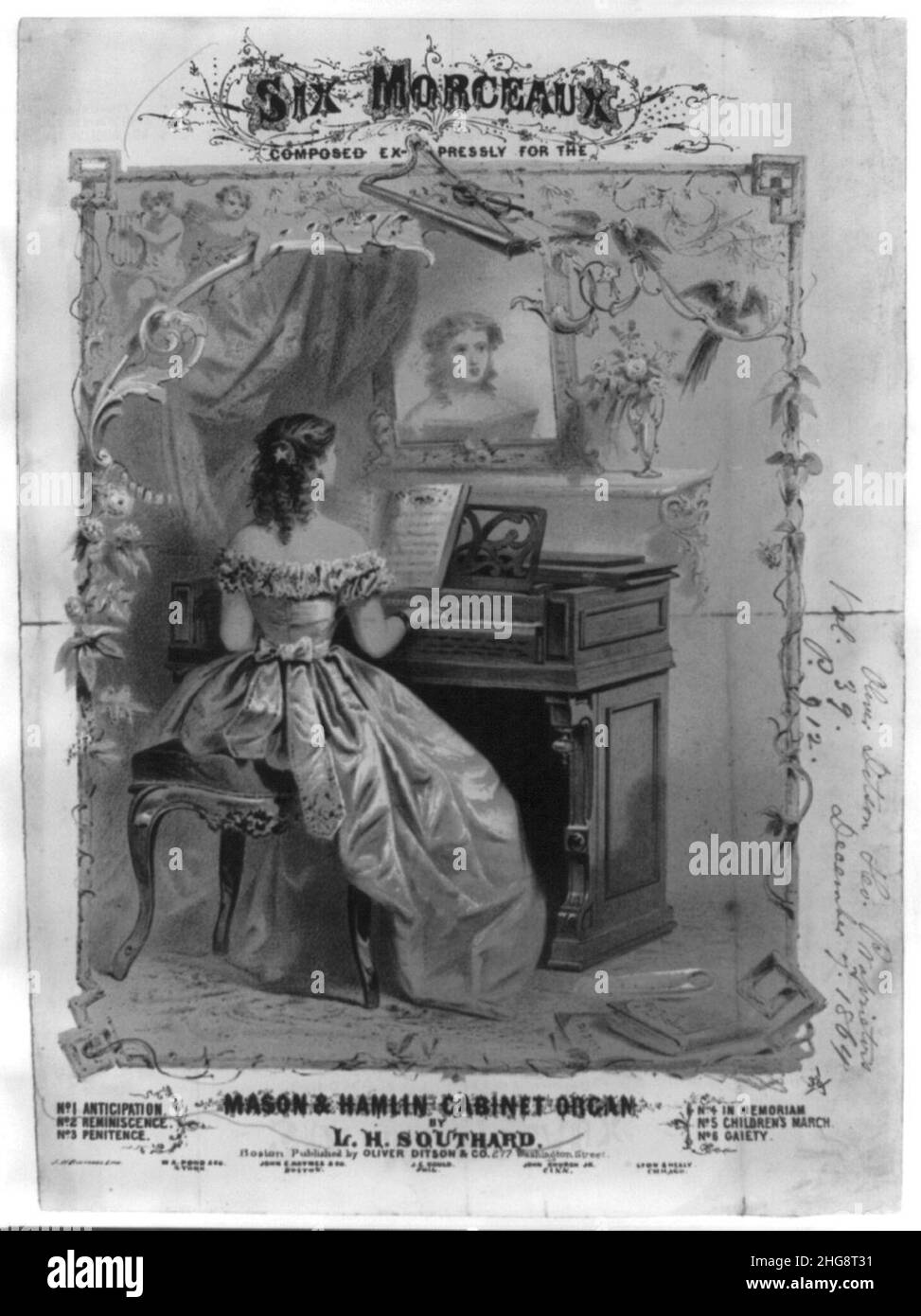 Cabinet organ Black and White Stock Photos & Images - Alamy