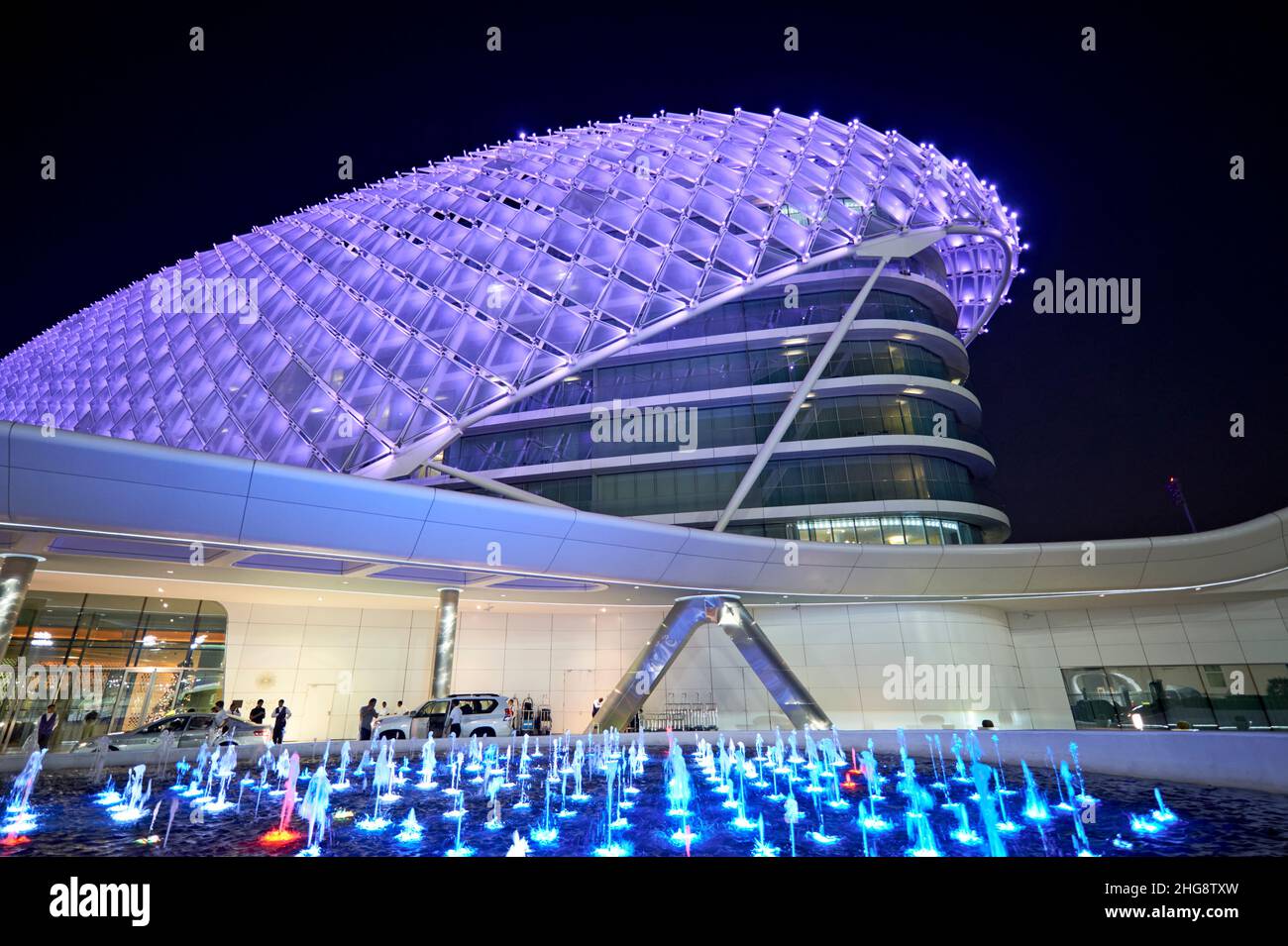 W Abu Dhabi Yas Island Luxury Hotel Stock Photo - Alamy