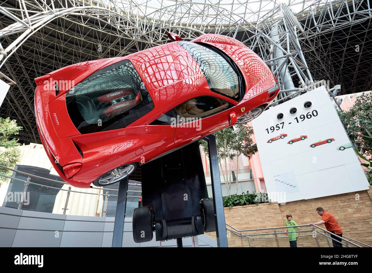 ABU DHABI. Ferrari World Amusement Park Stock Photo - Alamy