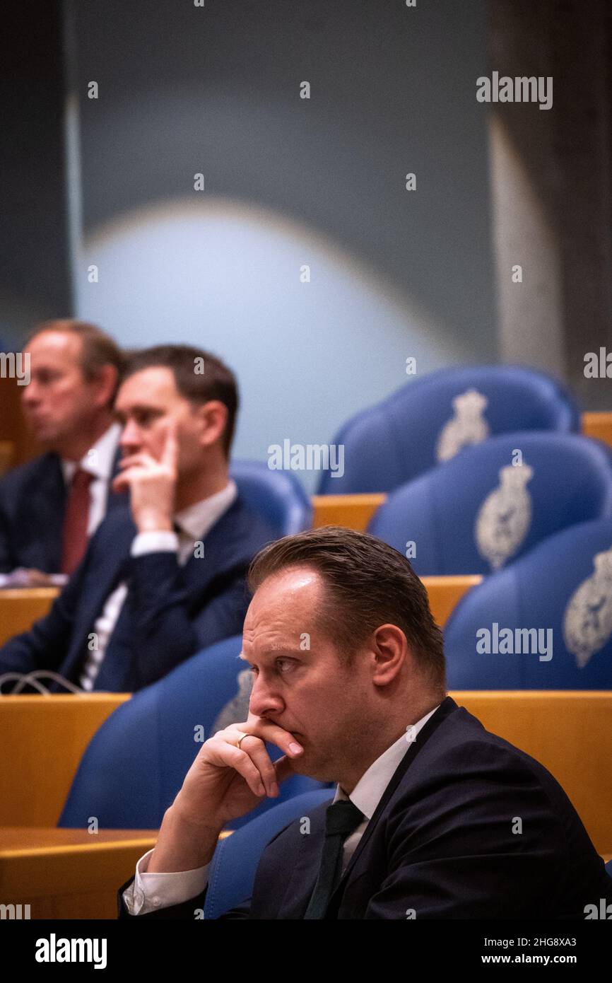 Netherlands, The Hague, 18/01/2022. Dutch Prime Minister Mark Rutte ...