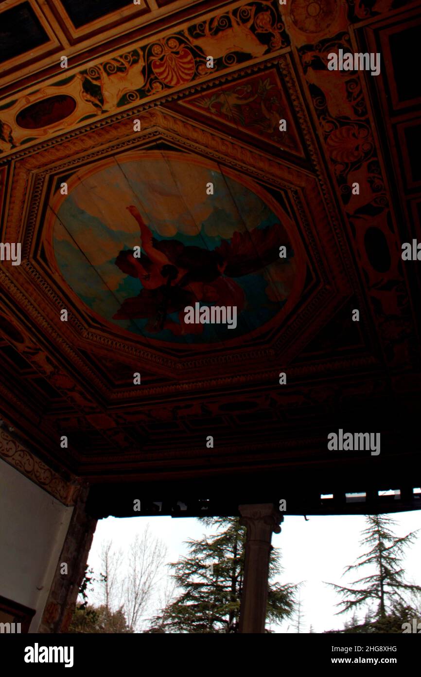 urbex in one abandoned mansion sanatory Stock Photo - Alamy