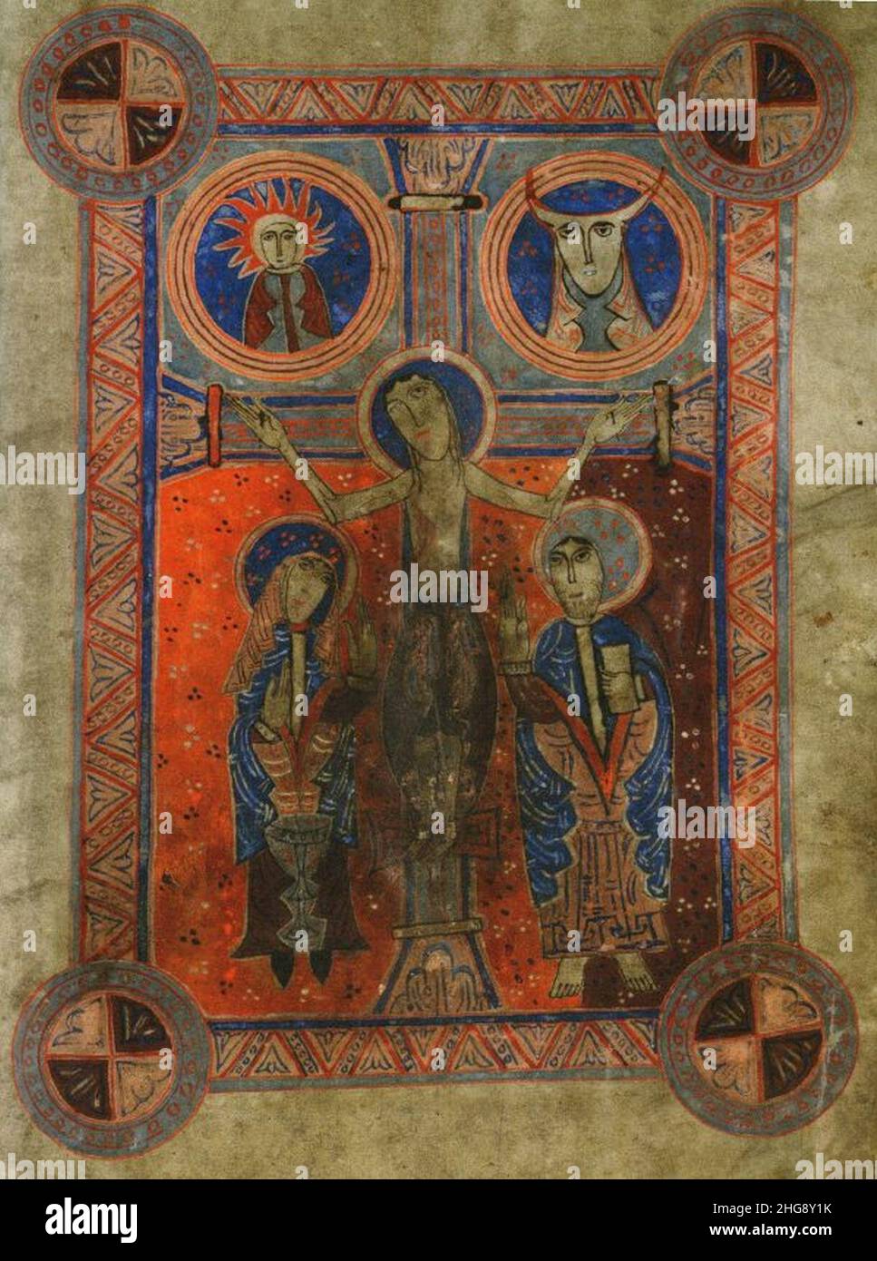 Skara Missal Crucifixion Stock Photo - Alamy