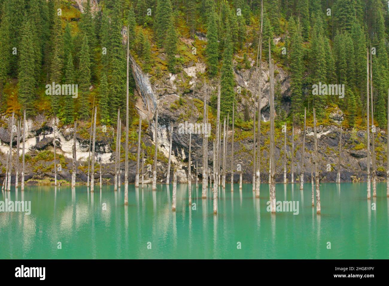 Kaindy lake hi-res stock photography and images - Alamy