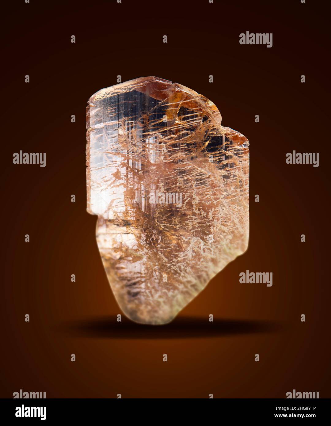 topaz, mineral specimen stone rock geology gem crystal Stock Photo - Alamy